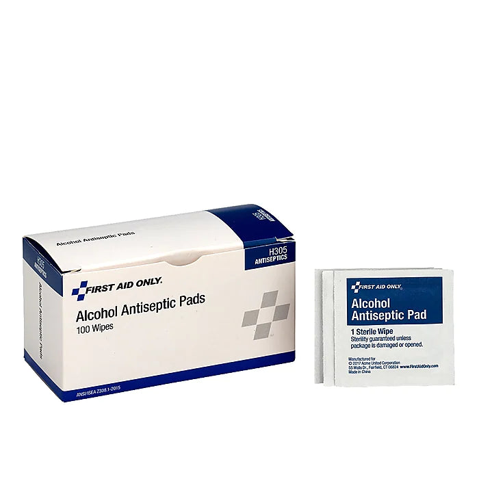 First Aid Only Alcohol Pads, 100/Box (H305) – Shiekh Portal